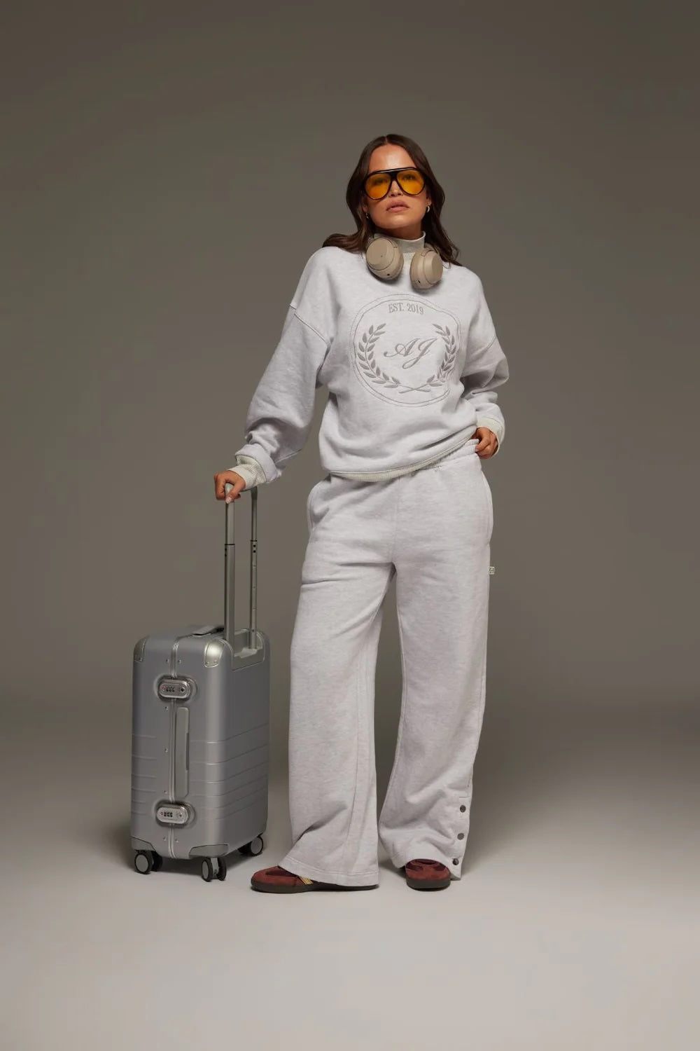 Snap Hem Trackpant CLOUD | ARAMINTA JAMES | Shop The Range Here – Off Duty