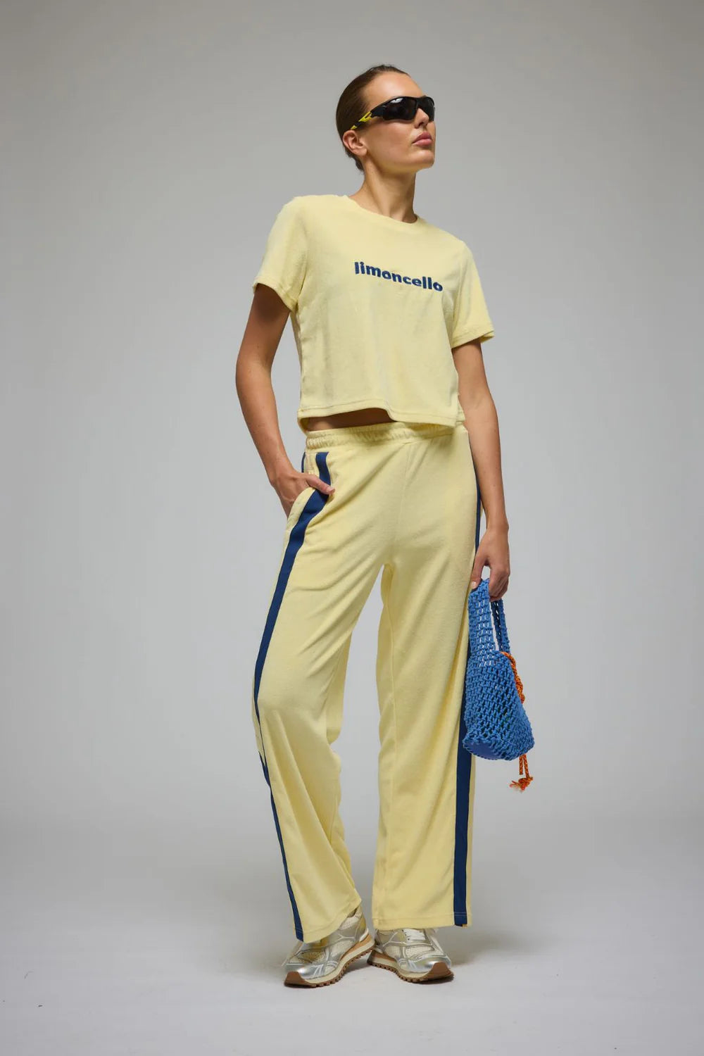 Limoncello Terry Tee LEMON CREAM from Araminta James | at Off Duty