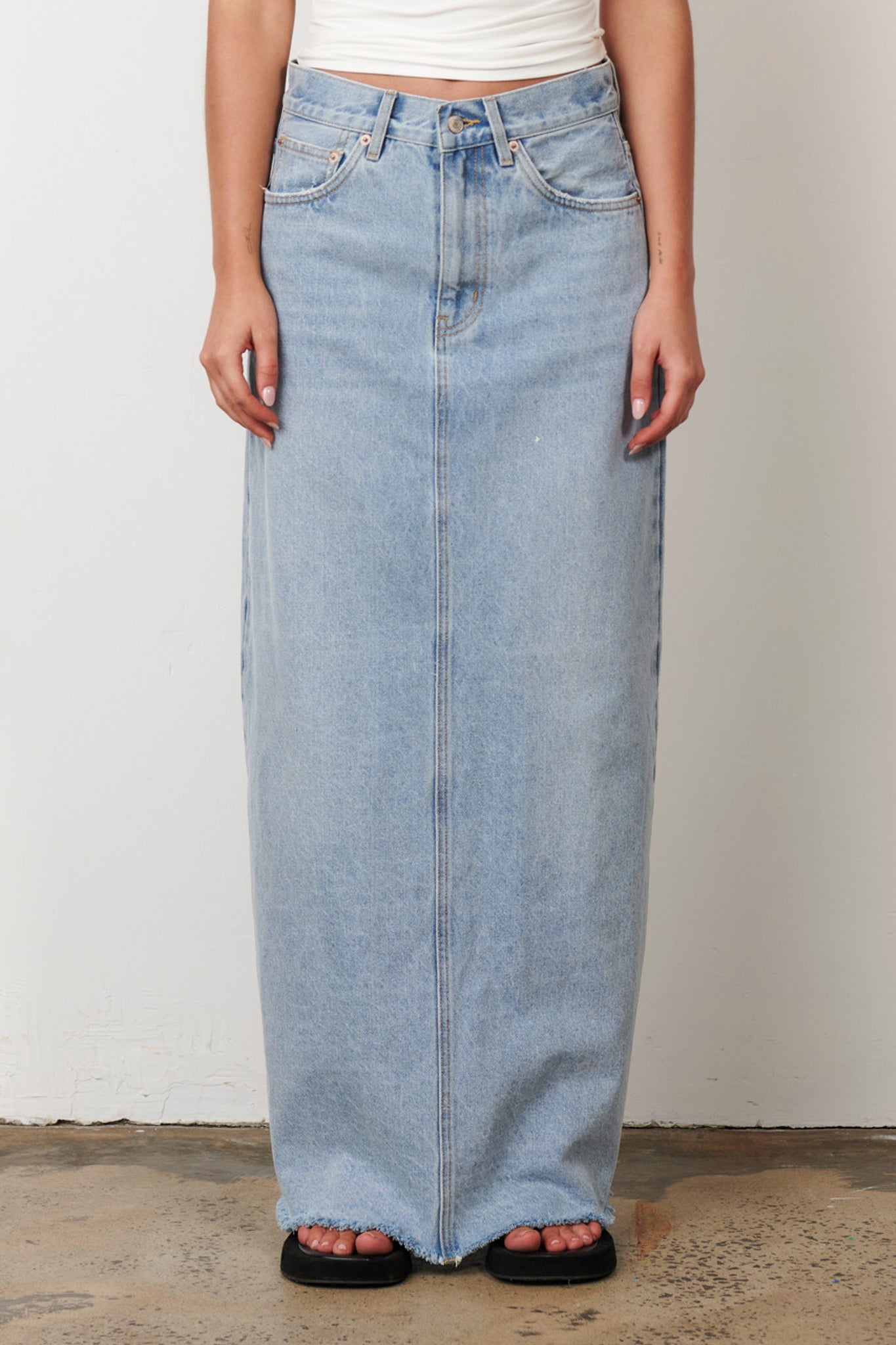 Hudson Denim Maxi SALTWATER BLUE | BAYSE | Shop The Denim Range Here ...
