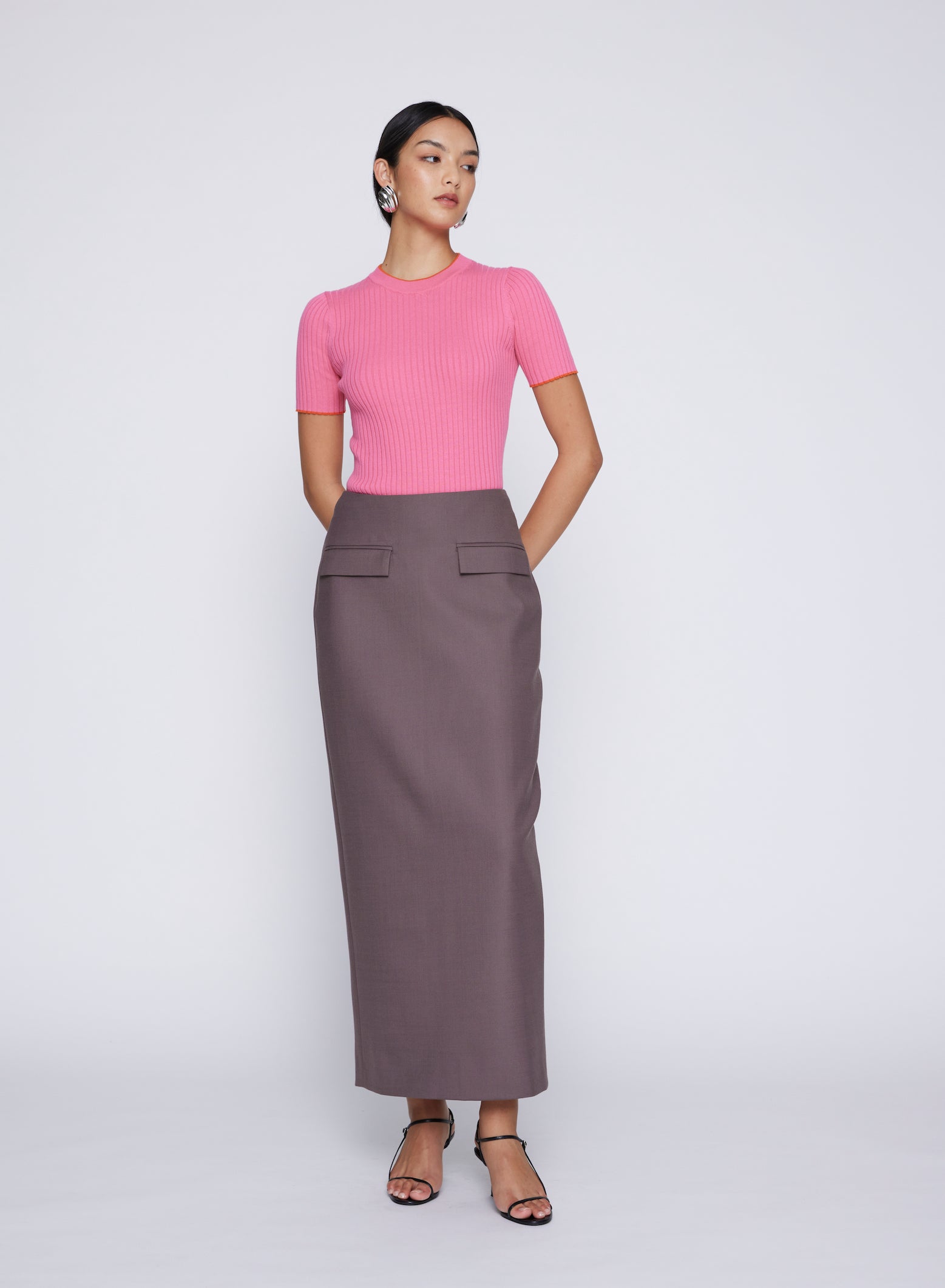 Nadia Skirt CHARCOAL | ANNA QUAN | Shop The Range Here – Off Duty