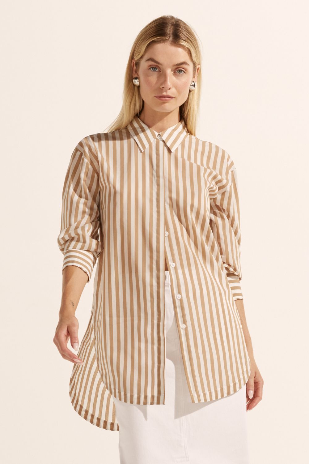 Agile Top FLAX STRIPE | ZOE KRATZMANN | Shop The Range Here – Off Duty