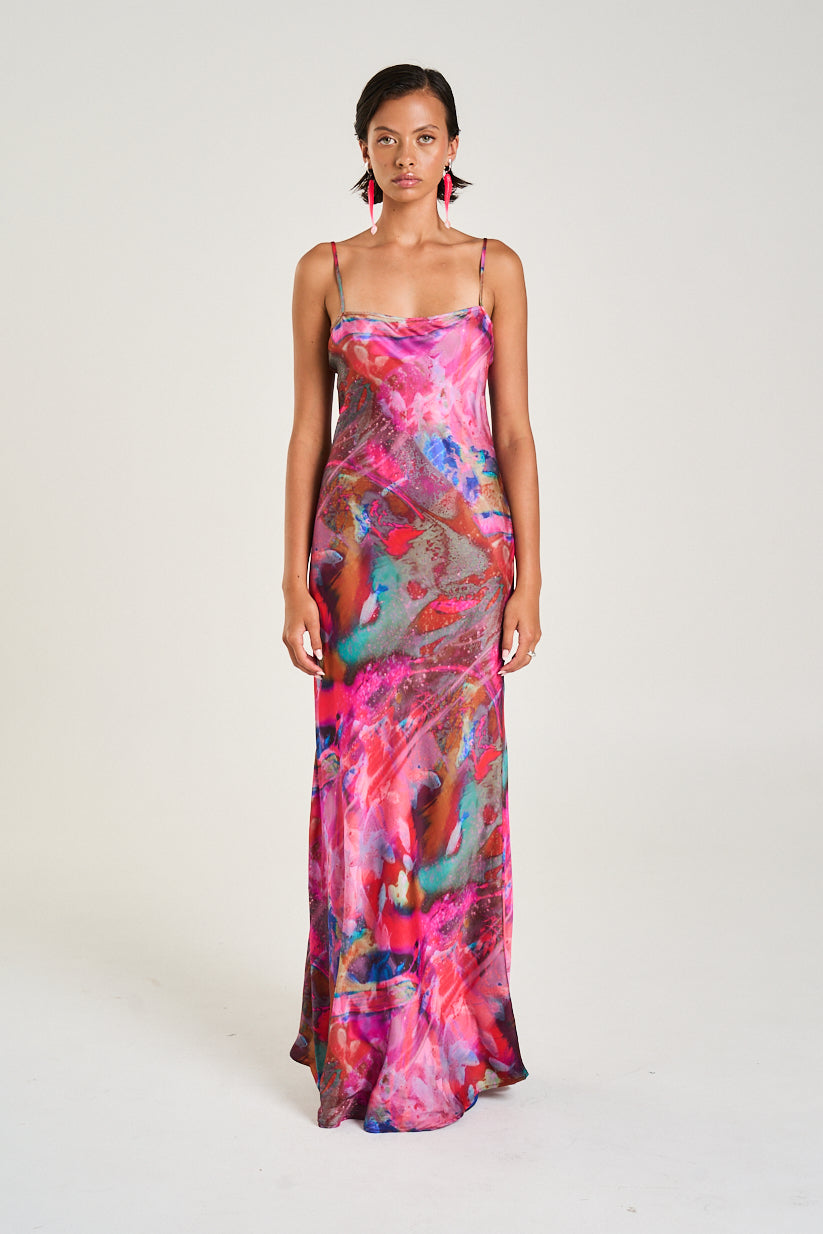Luna Maxi Dress FISH TANK from SUMMI SUMMI | shop at OFF DUTY – Off Duty