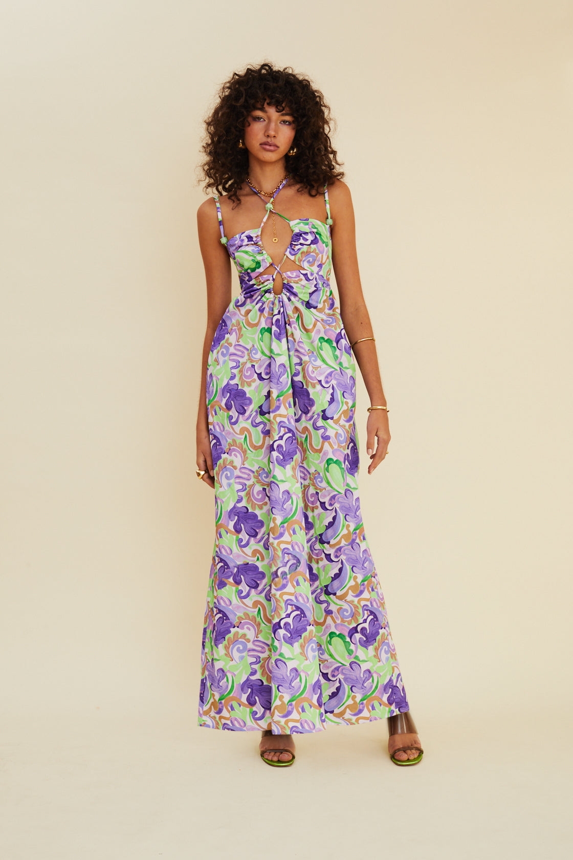 Botanica Keyhole Front Maxi Floral | SUBOO | Shop Here – Off Duty